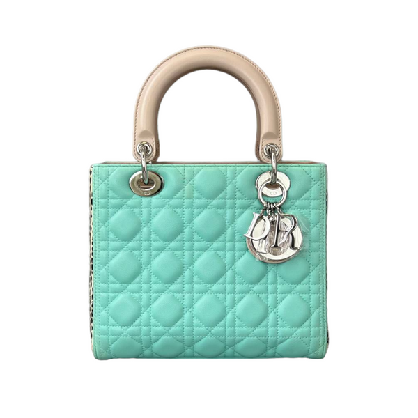 Medium Lady Dior Python Tri Tone SHW | Bag Religion