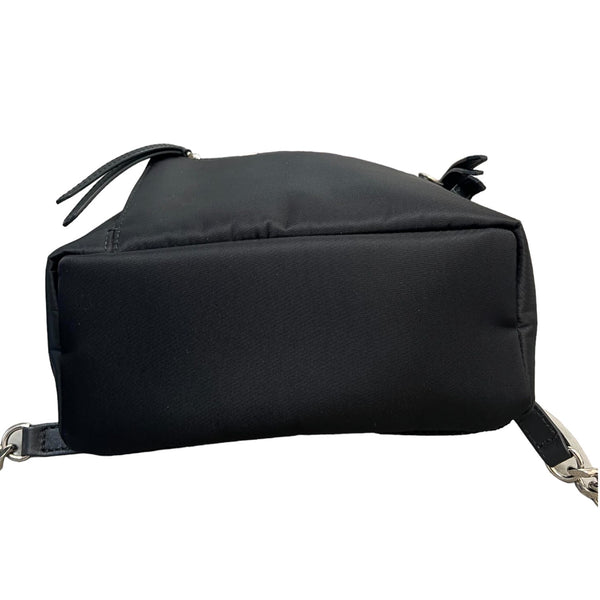 Fendi Fox Fur Monster Eyes Backpack Nylon Vitello Dolce Black SHW – Bag ...