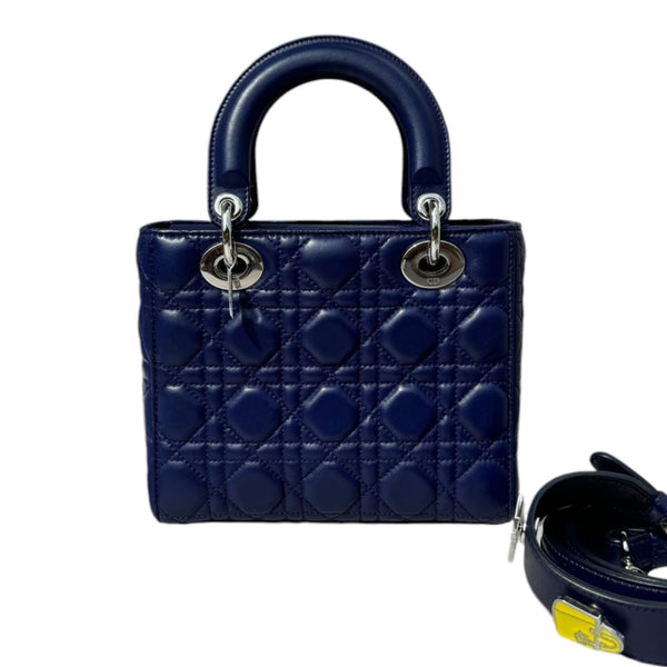Christian Dior My Lady Dior Lucky Badges Small Lambskin Navy SHW – Bag ...