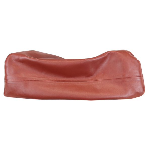 Bottega Veneta Butter Calf the Pouch Oversized Clutch Rust – Bag Religion