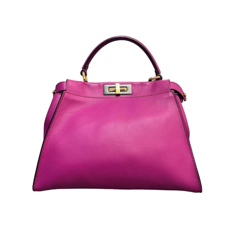 Fendi Embossed Leather Mamma Baguette Red | Bag Religion
