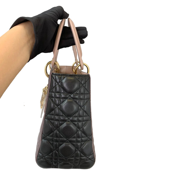 Christian Dior Lady Dior Medium Three Tone Colors GHW – Bag Religion